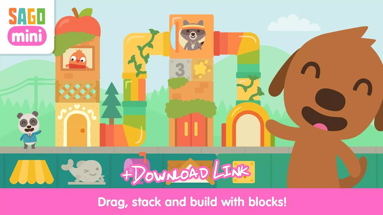 Sago Mini Neighborhood Blocks : Gameplay (iOS, Android) - YouTube