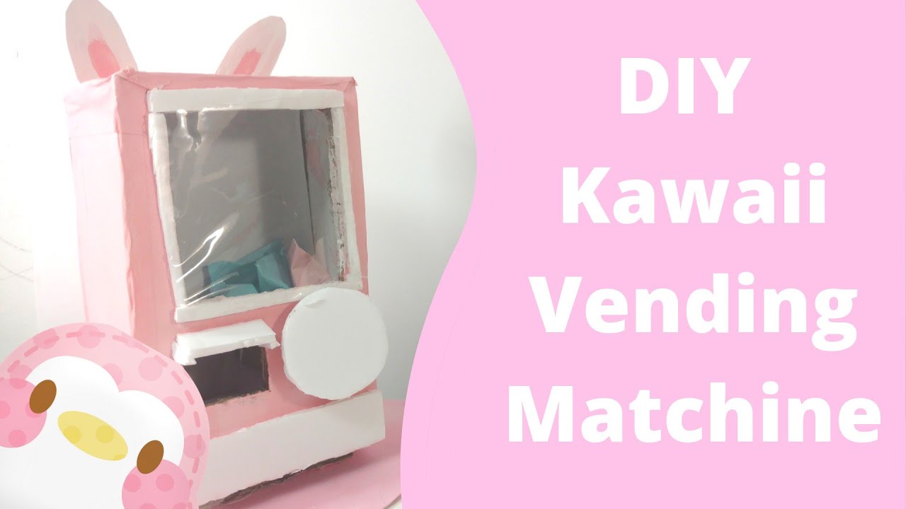 ️DIY Kawaii vending machine!! *Perfect room decor - YouTube