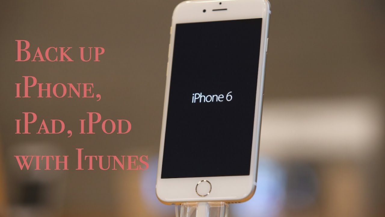 How To Backup Iphone With Itunes And How To Restore Iphone With Itunes 2705