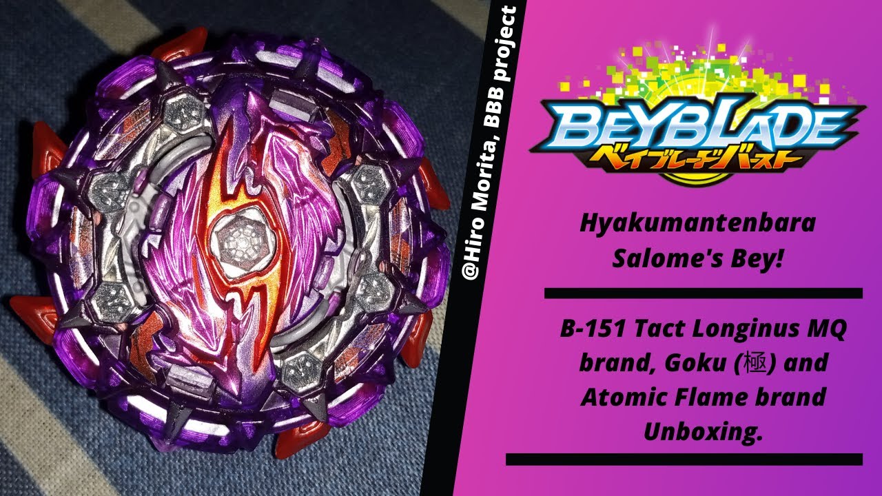 Beyblade burst: MQ Brand B-151 Tact Longinus and other parts Unboxing ...