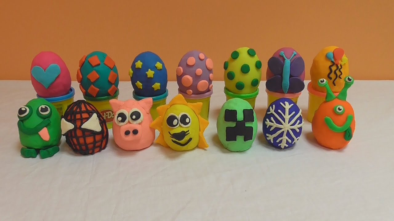Little Kelly - Toys & Play Doh : PLAY DOH SURPRISE EGGS (Play Doh ...