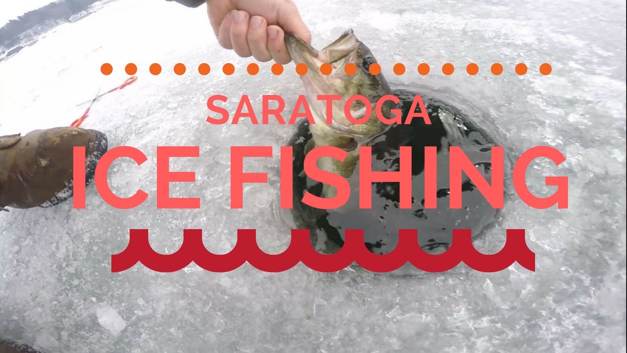 Saratoga Lake Ice Fishing - YouTube
