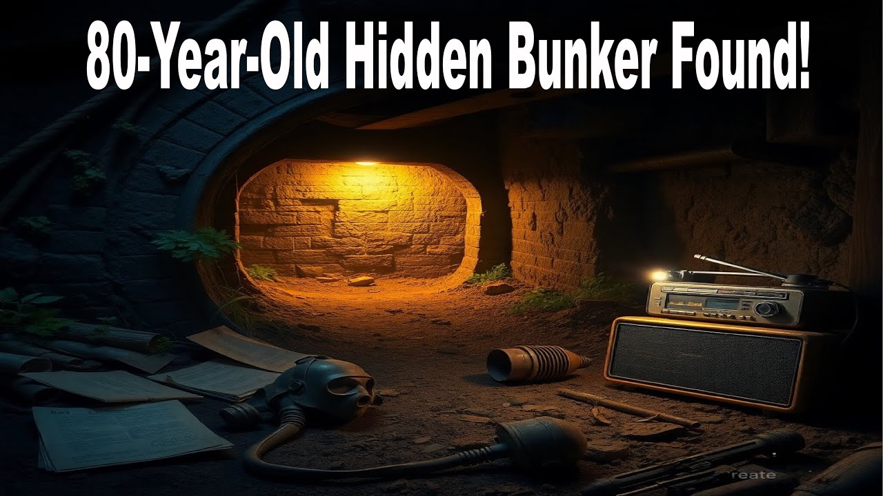 80 Year Old Hidden Bunker, WWII Bunker Discovery - YouTube