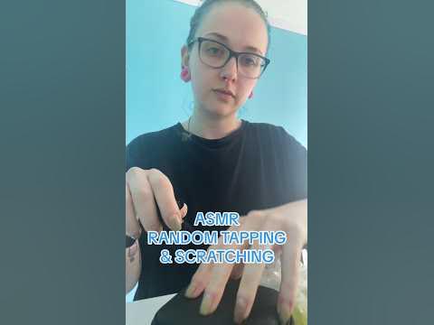 ASMR random tapping & scratching things on my desk 😎 #tappingasmr #asmr #shorts #asmrscratching ...