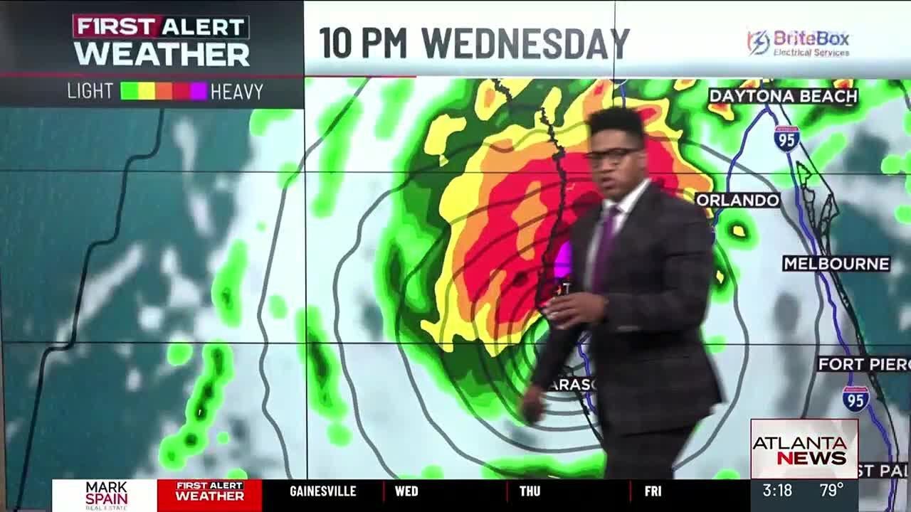 UPDATE: Hurricane Milton hours away from landfall | Timing, landfall ...