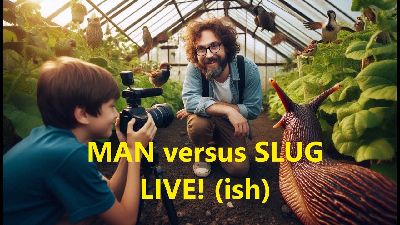 Man versus Slug Live! Almost! - YouTube