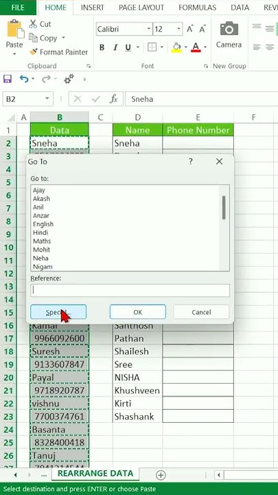 Fast Way Rearrange Data Microsoft Excel #excel #exceltips #exceltricks #exceltutorial # ...