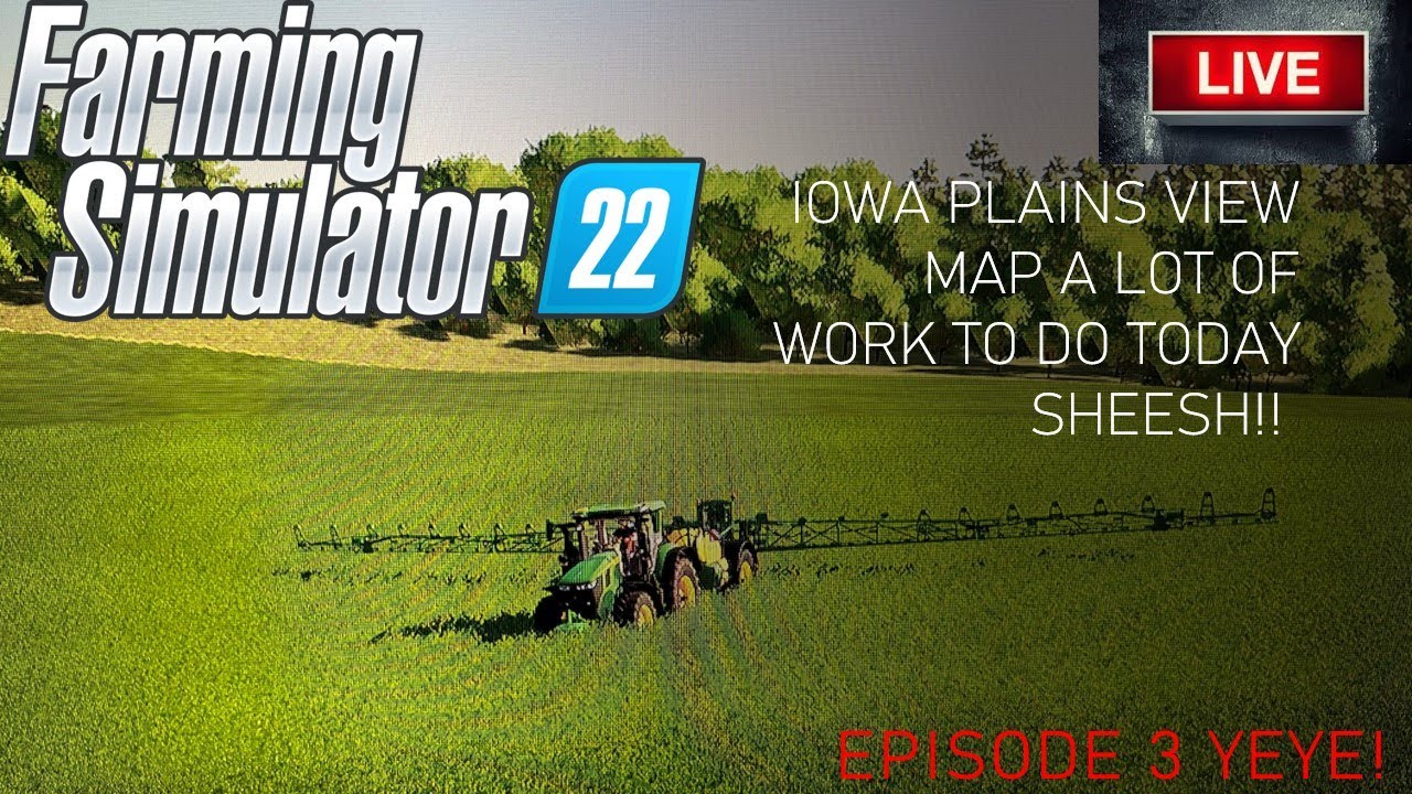 🔴LIVE: Fertilizing today YEYE. On Iowa Plains view Map On Farming ...