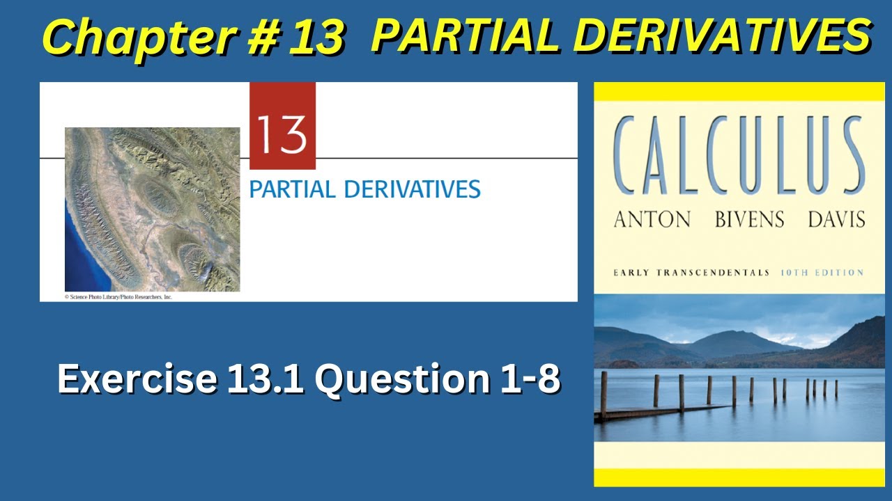 Multivariable Calculus: Ex # 13.1 Q # 1-8 Partial Derivatives - YouTube