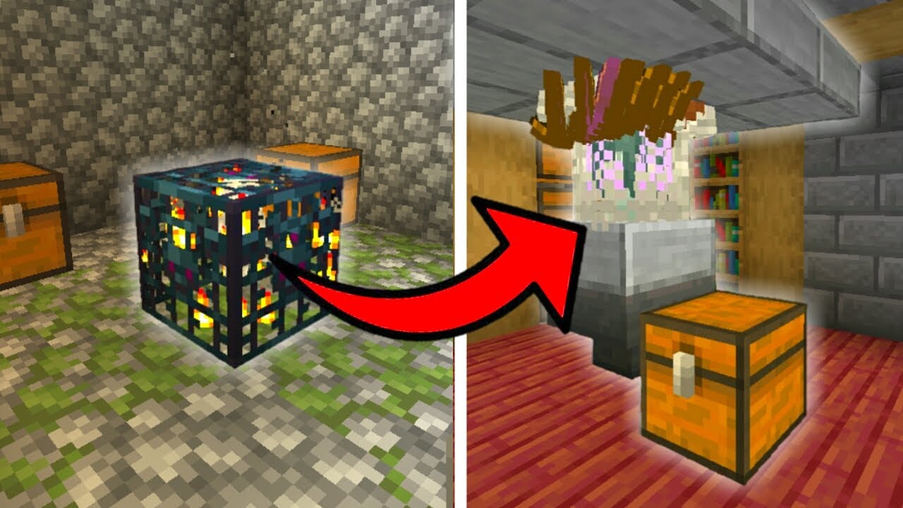 Minecraft Mob Spawner XP Farm - Simple XP farm - YouTube