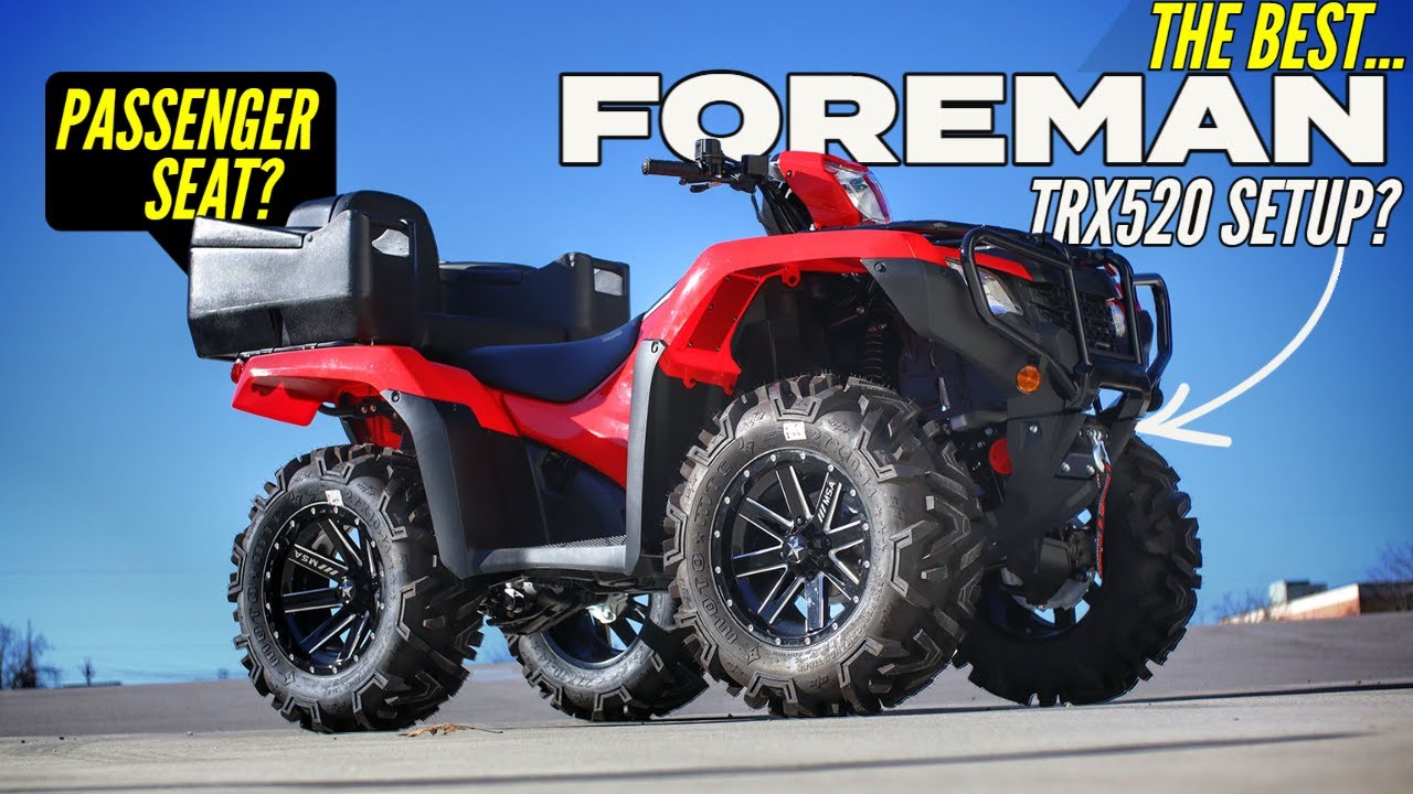 New Honda Foreman 520 ATV Accessory Review Best 4x4 Setup For Trail
