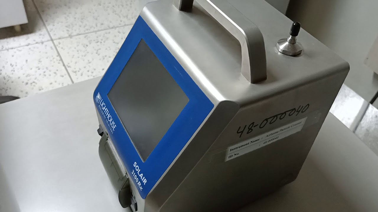 Lighthouse (airborne particle counter) - YouTube