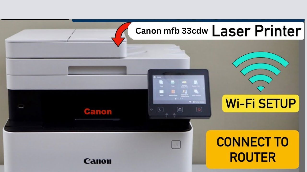 How to Connect Canon MF33Cdw to Wi-Fi | Easy Setup Guide I SETUP Canon ...