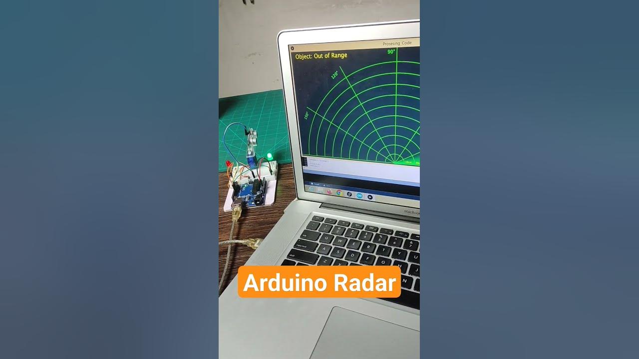 Diy Radar With Ultrasonic Sensor Arduino Diyprojects Youtube