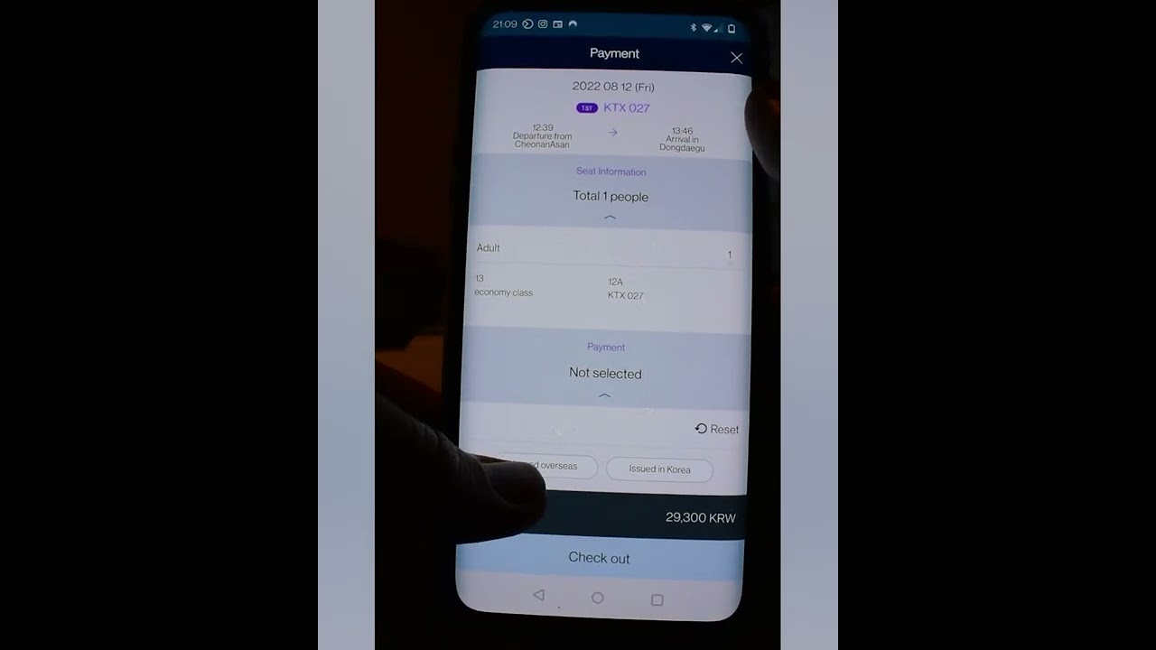 How to use the KTX Bullet Train app for foreigners - YouTube