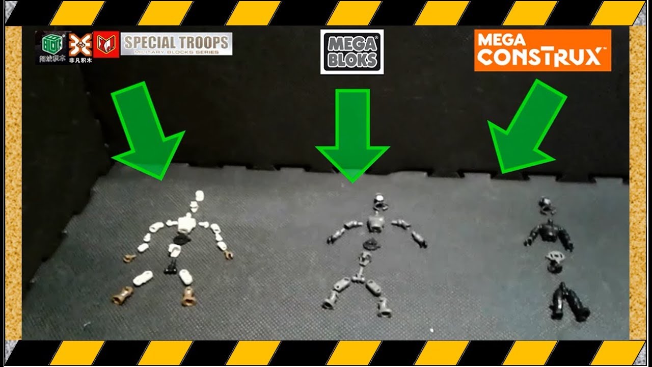 Mega Construx VS Mega Bloks VS Knock Off - [WHICH IS BEST OUT OF BOX ...