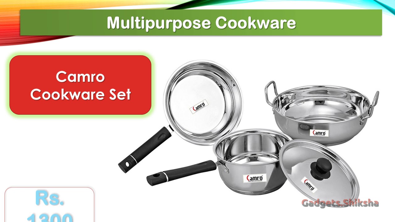 Induction Cookware Set (हिंदी में) | इंडक्शन के बर्तन | Best Gas ...