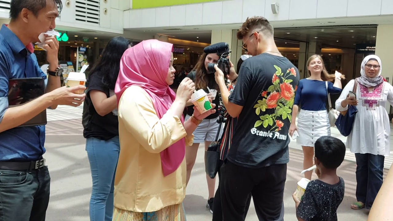 Durian Ice Cream eating shoot with Agon (Project Nightfall) and Nas ...