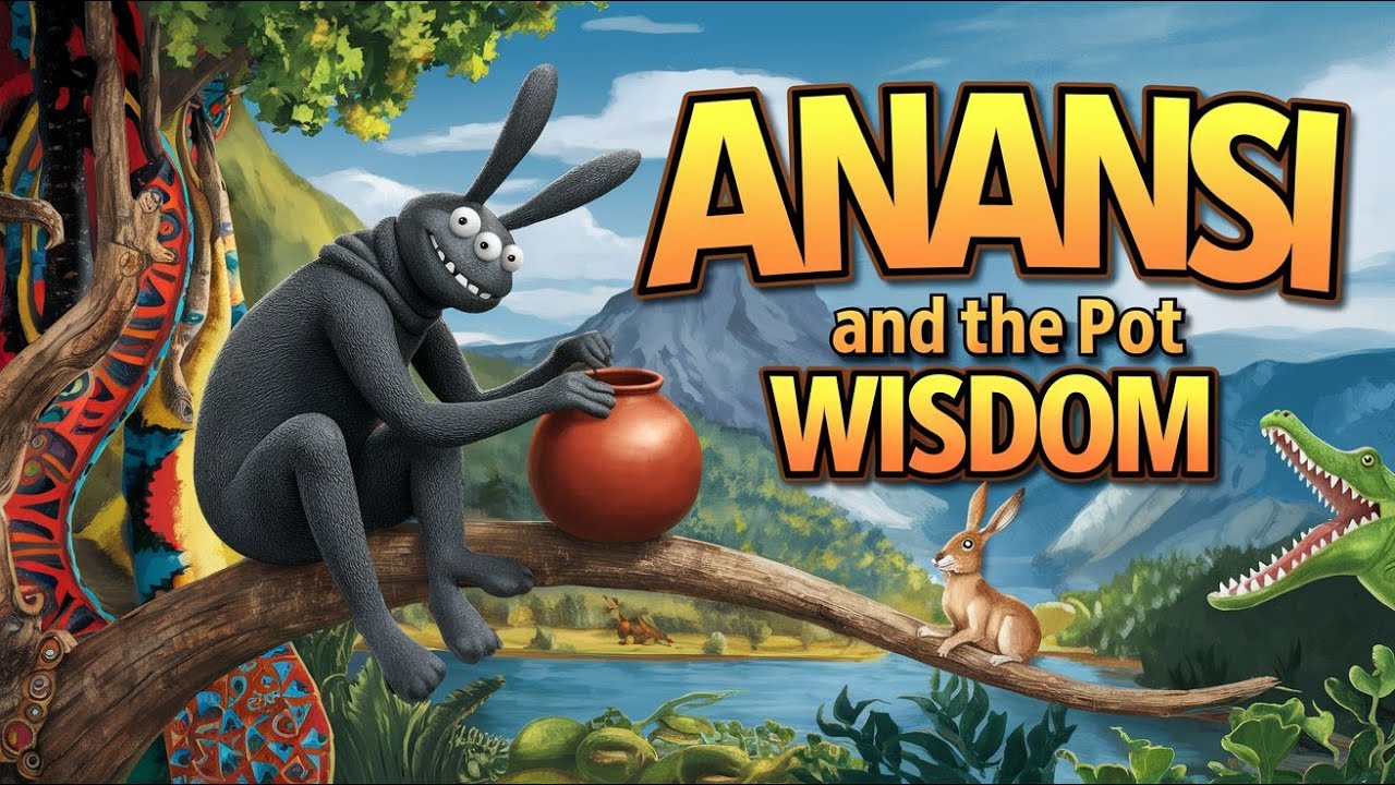 Anansi and the Pot of Wisdom | African Folktale with Life Lessons - YouTube