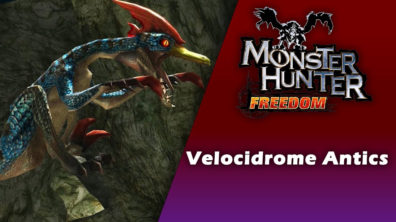Monster Hunter Freedom - Velocidrome Antics | Gen 1 Playthrough #1 - YouTube