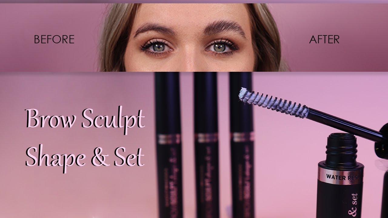 BROW SCULPT SHAPE & SET - Makeup Mekka - YouTube