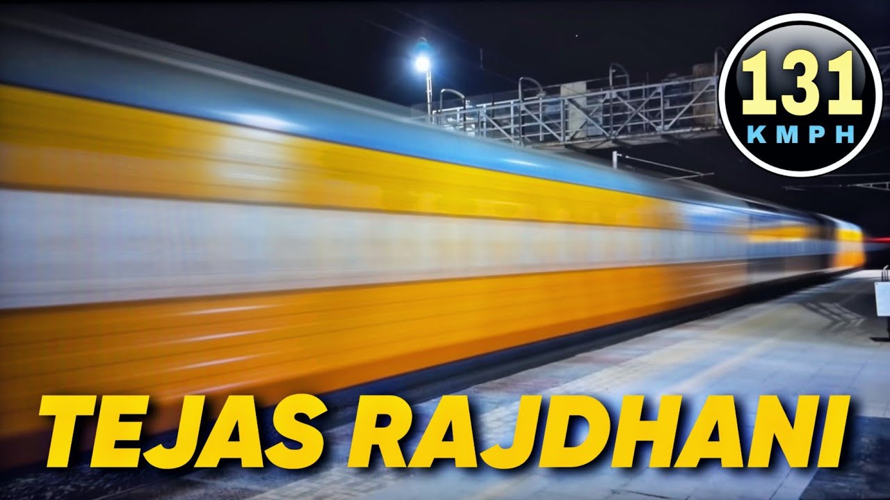Tejas Rajdhani Express | Mumbai Delhi Line | Indian Railways - YouTube