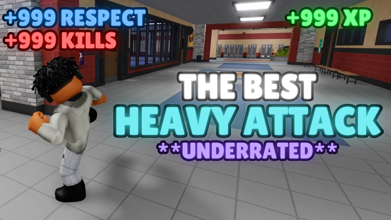 The BEST HEAVY ATTACK on Fight in a School ROBLOX 🚨 - YouTube