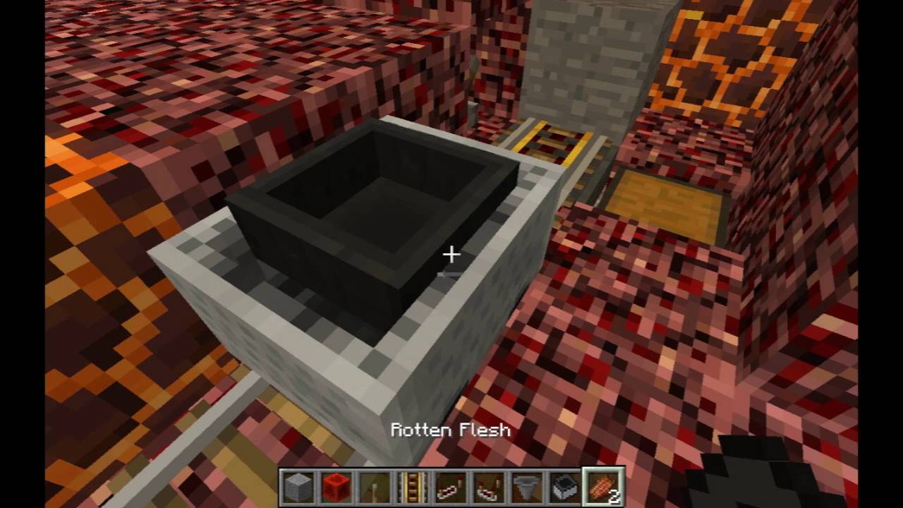 PIGMAN FARM: Minecraft Tutorial - YouTube