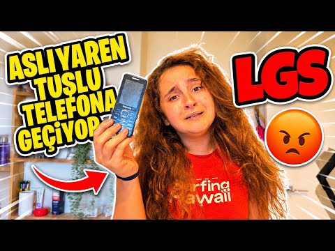 ASLI YAREN TUŞLU TELEFONA GEÇİYOR ! LGS BAŞLIYOR