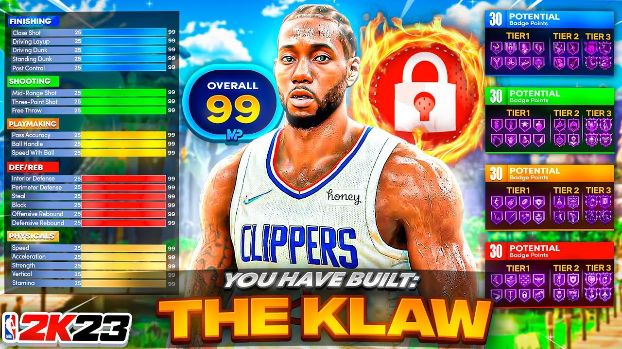 The BEST 6'8 LOCKDOWN BUILD on NBA 2K23! (32 DEFENSIVE BADGE POINTS ...
