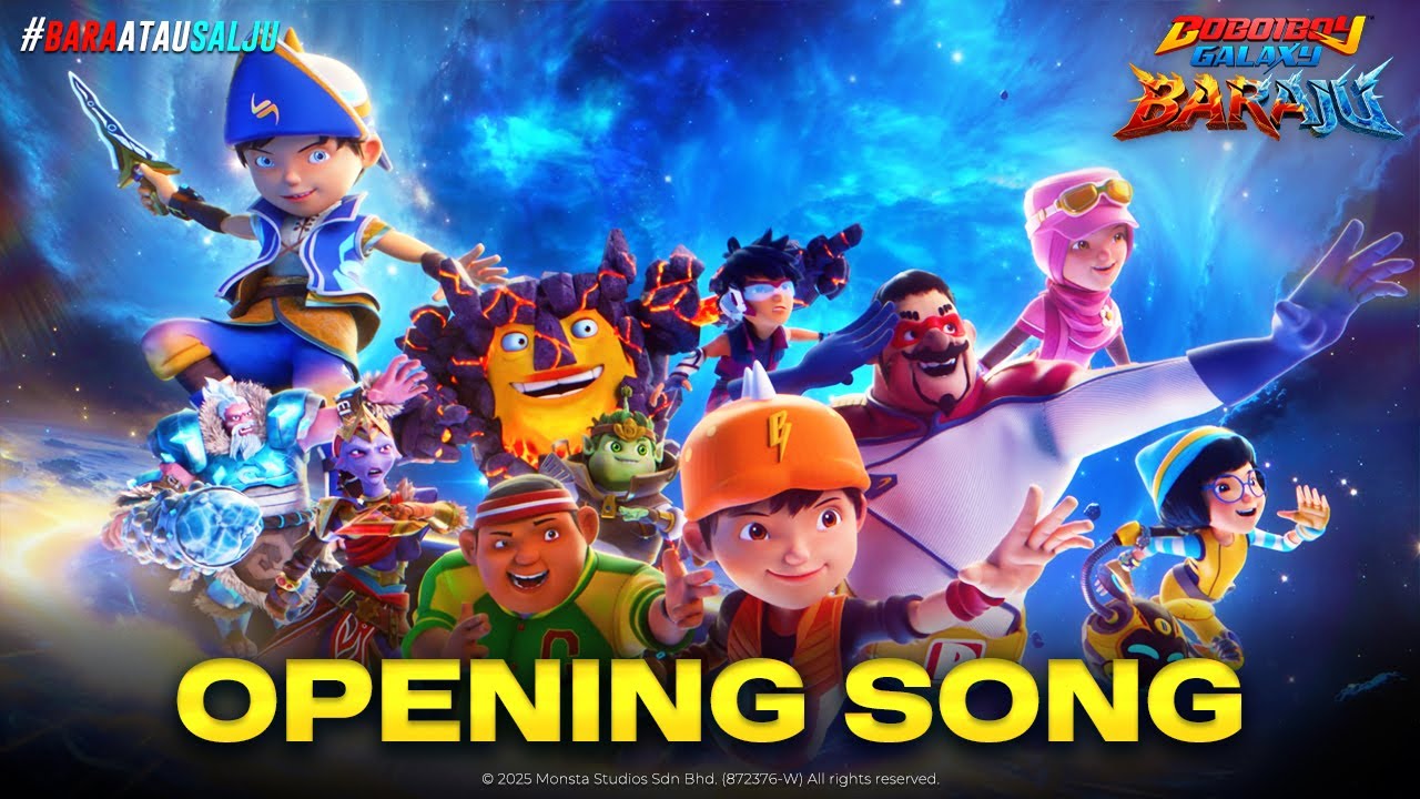 BoBoiBoy Galaxy Baraju | OPENING THEME SONG - YouTube