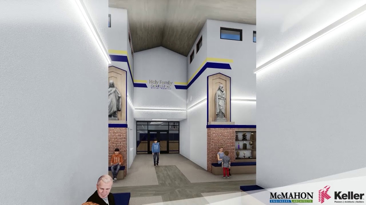 Holy Family Learning Center Fly-Through: See the Project - YouTube