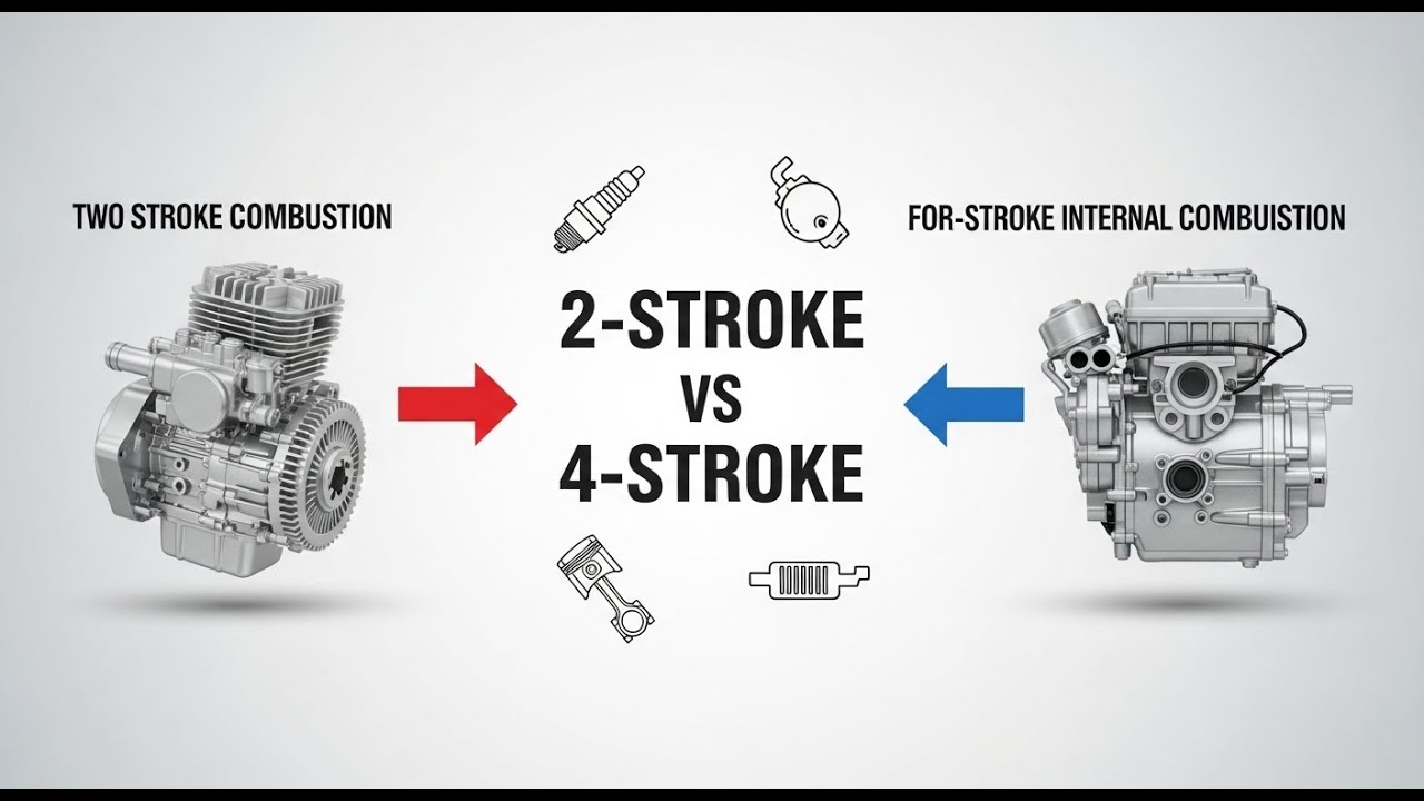 2-Stroke vs 4-Stroke Engine | Simple Explanation for Beginners - YouTube
