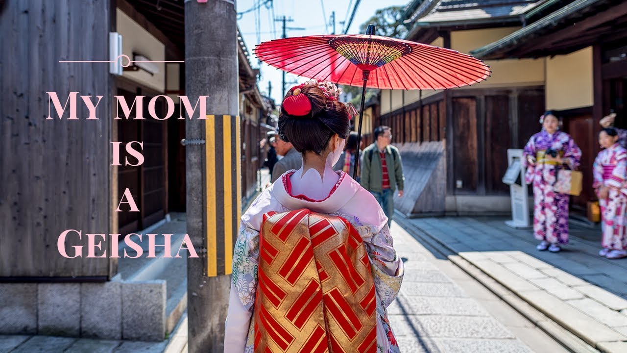 My mom is a GEISHA! Makeup Transformation - YouTube