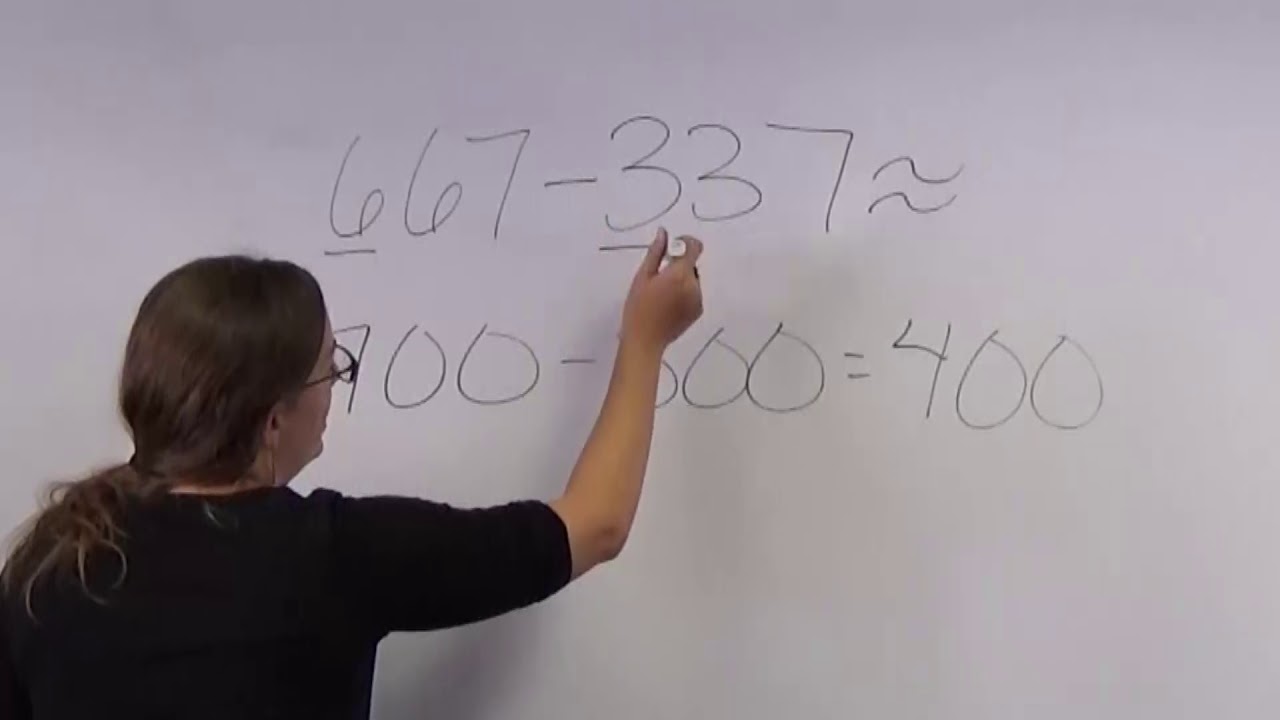 Grade 4 Math L11 Subtraction and Estimation - YouTube