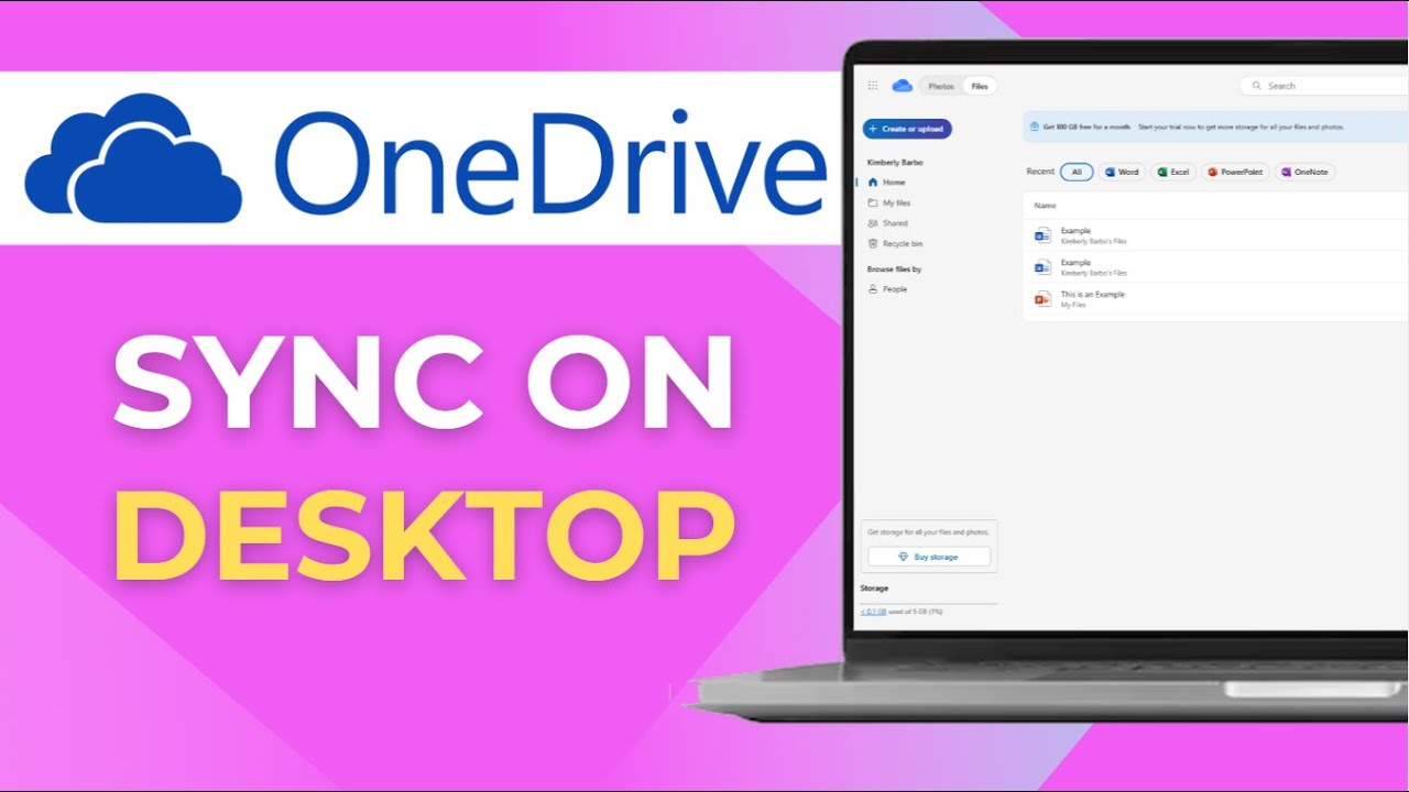 How to Sync OneDrive on Desktop Step by Step 2025 Guide - YouTube
