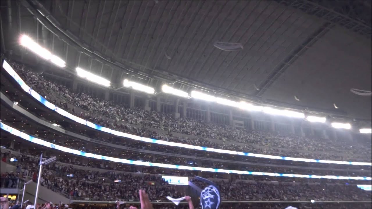 Atmosphere at Dallas Coyboys NFL game - YouTube