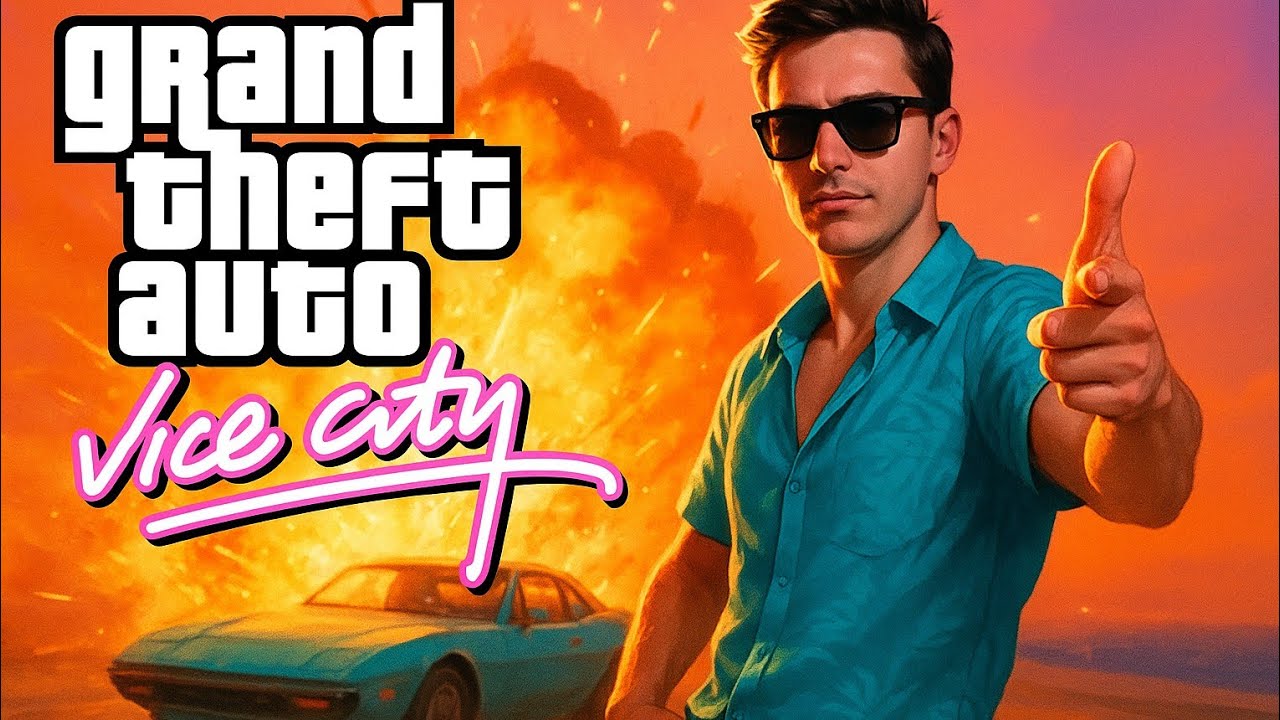 GTA Vice City Gone Crazy! Biggest Car Explosion + Light Bomb Cinematic ...