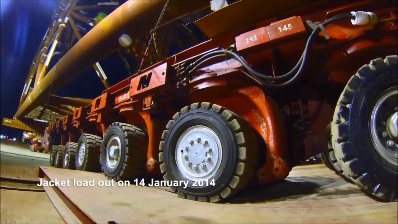 Preparation to load out Jacket - YouTube