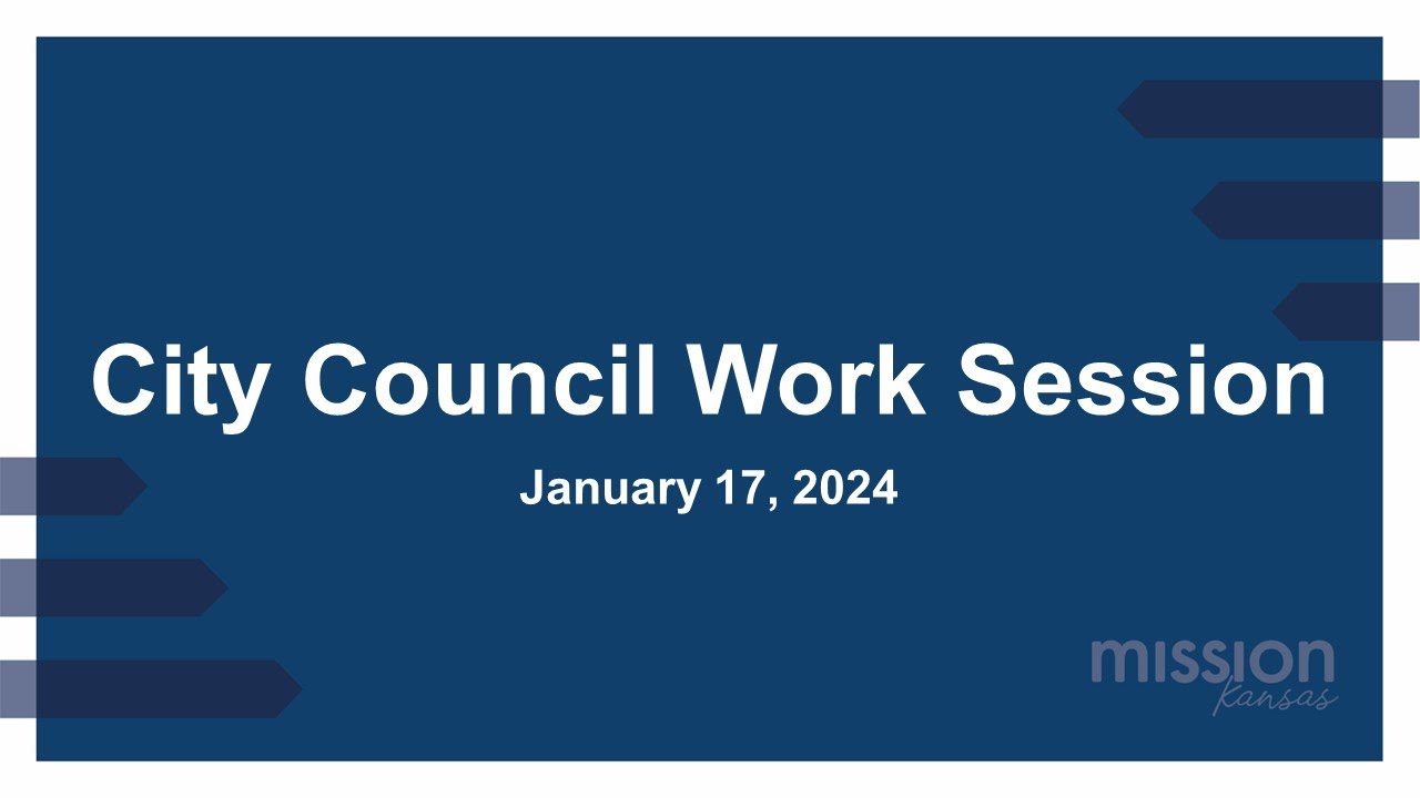 City Council Work Session 01-17-2024 - YouTube