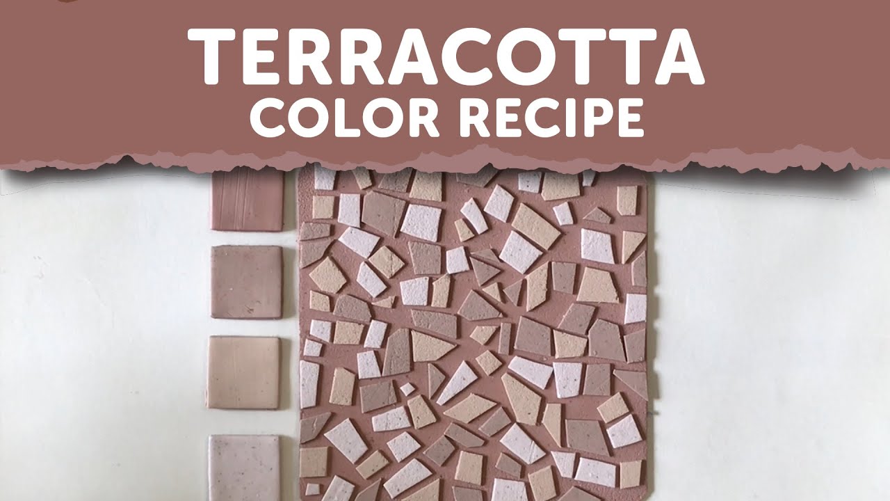 Polymer Clay Color Recipe 29: Warm and Earthy Terracotta Colors - YouTube