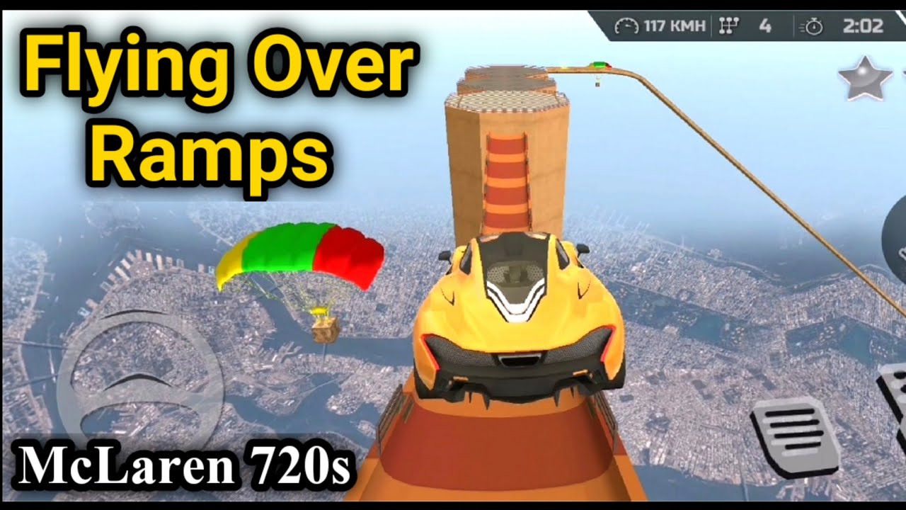McLaren Flying By Nitro Power | Mega Ramp : Ultimate Races | SM GAMING ...
