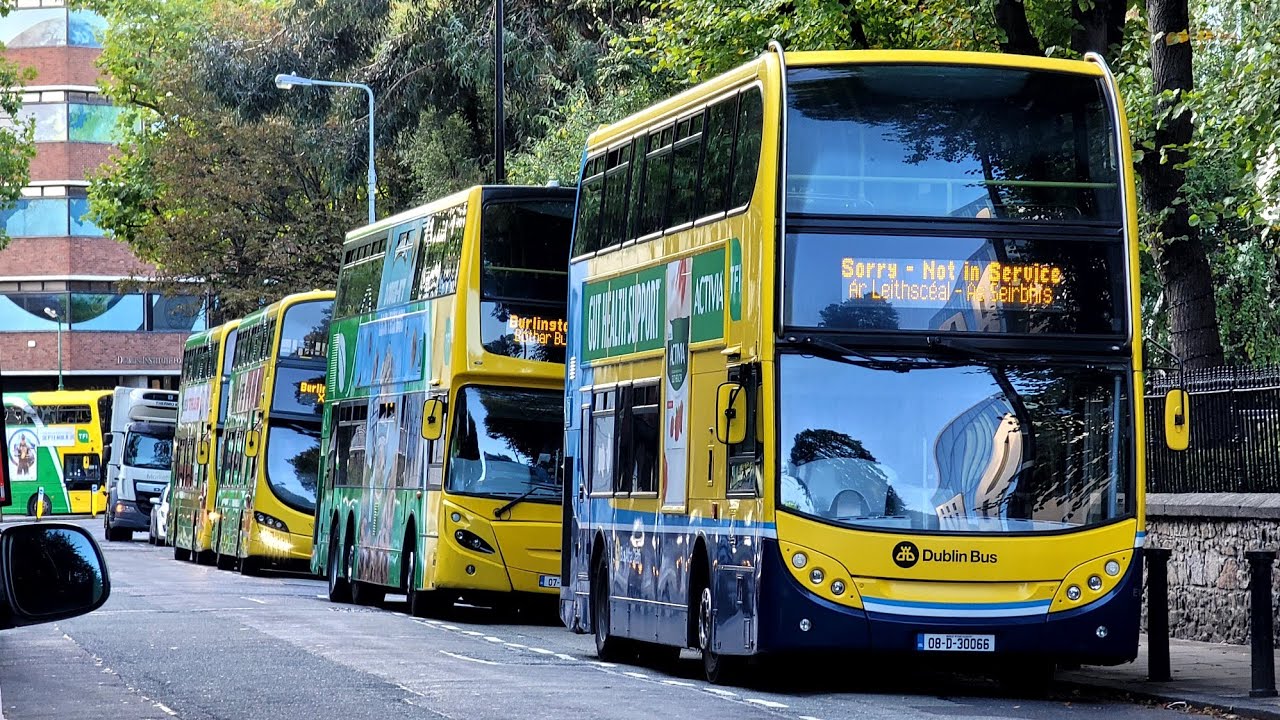 Ride on Dublin Bus EV66 on route 38 (Ashtown Roundabout - Castleknock ...