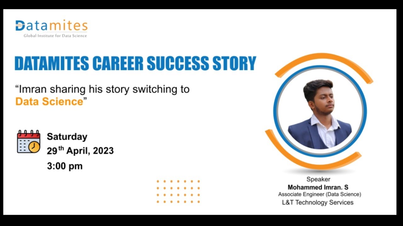 Mohammed Imran’s Career success story - YouTube