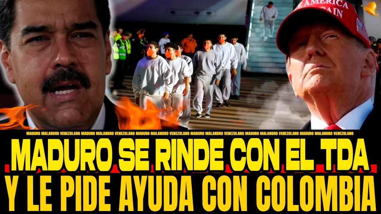 🔴Últimas Noticias Maduro Se Doblega Ante Trump Y Le Pide Ayuda A Los