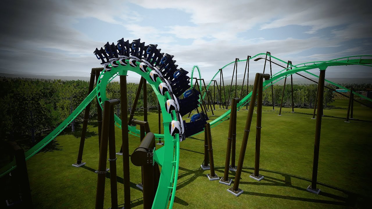 Tree: The Ride | Inverted Coaster (Coaster II) | Nolimits2 w/ FVD - YouTube