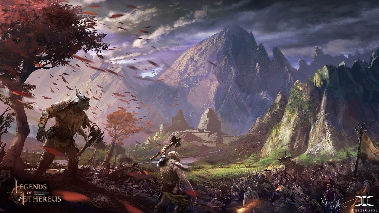 Legends of Aethereus Gameplay - YouTube