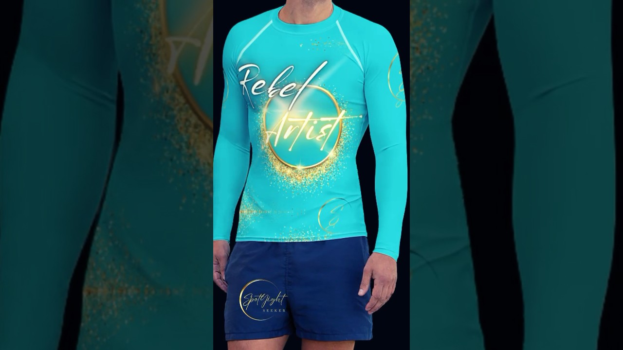 Rebel Artist Rashguards for the Male Artist looking to Glow Up - On ...