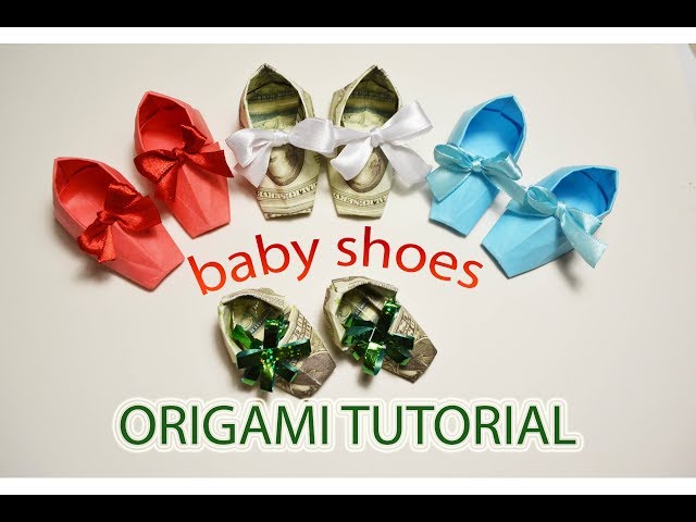 Money Origami Shoe Instructions