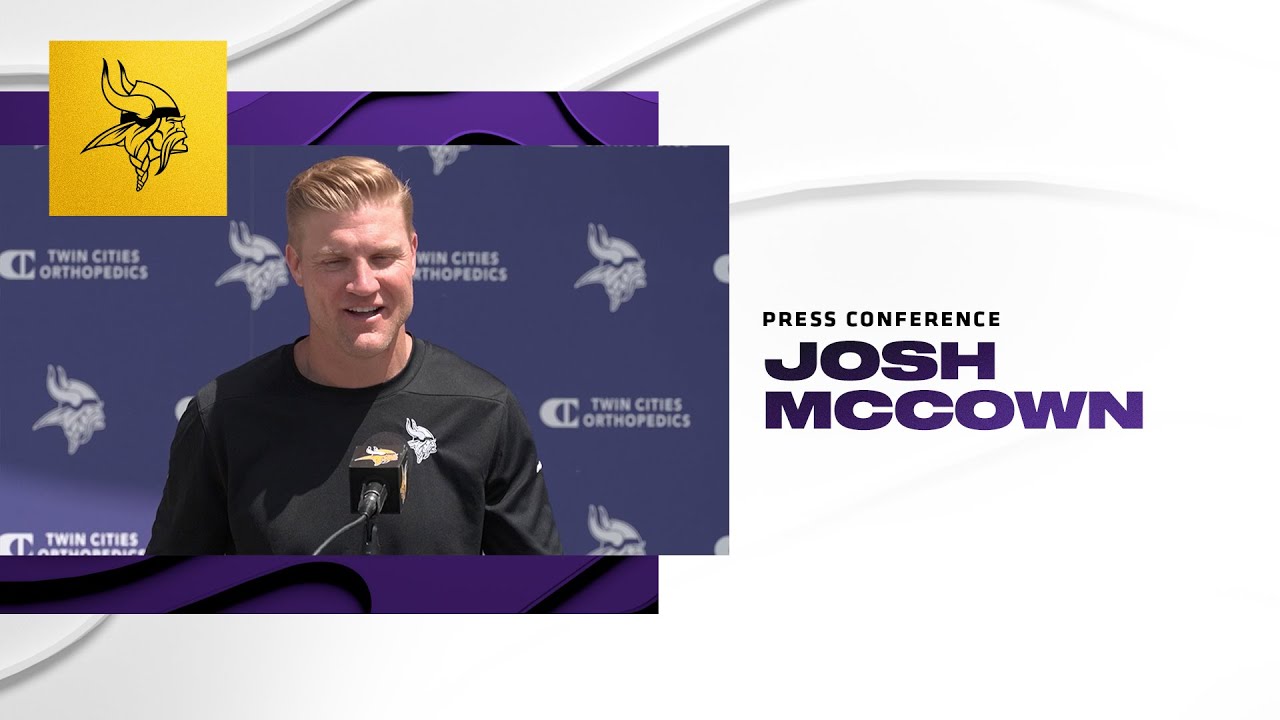 Quarterback Coach Josh McCown on Joining the Vikings and Working with ...